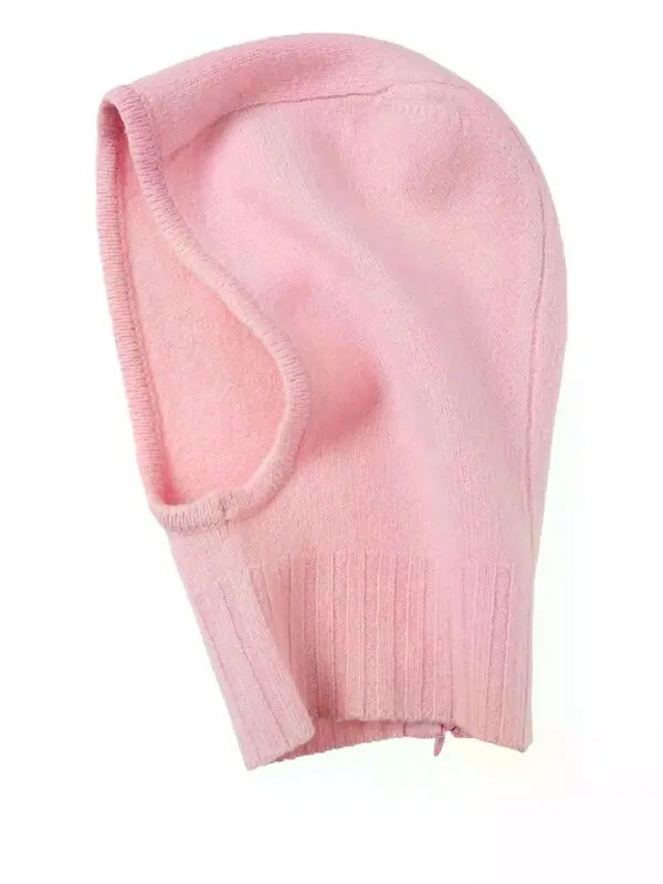 JIL SANDER Ribbed Balaclava - Pink
