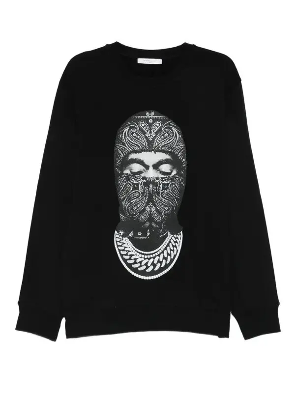 IH NOM UH NIT Paisley-print Sweatshirt - Black