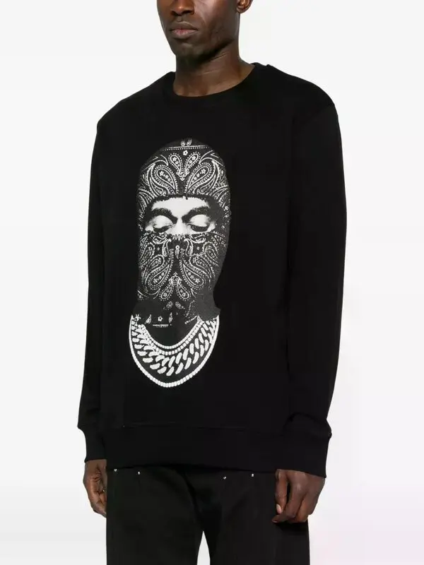 IH NOM UH NIT Paisley-print Sweatshirt - Black