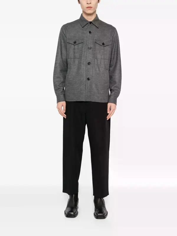 Harris Wharf London Wool Shirt Jacket