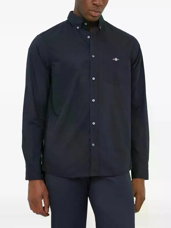 Gant Embroidered-logo Shirt