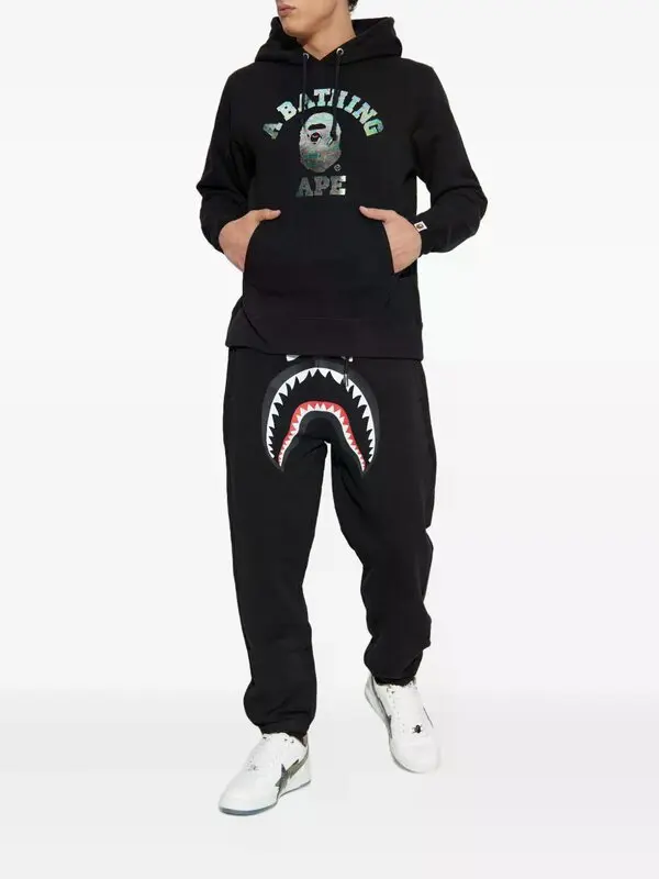 A BATHING APE Logo-print Hoodie