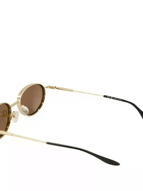 Alexander McQueen Oval-frame Sunglasses