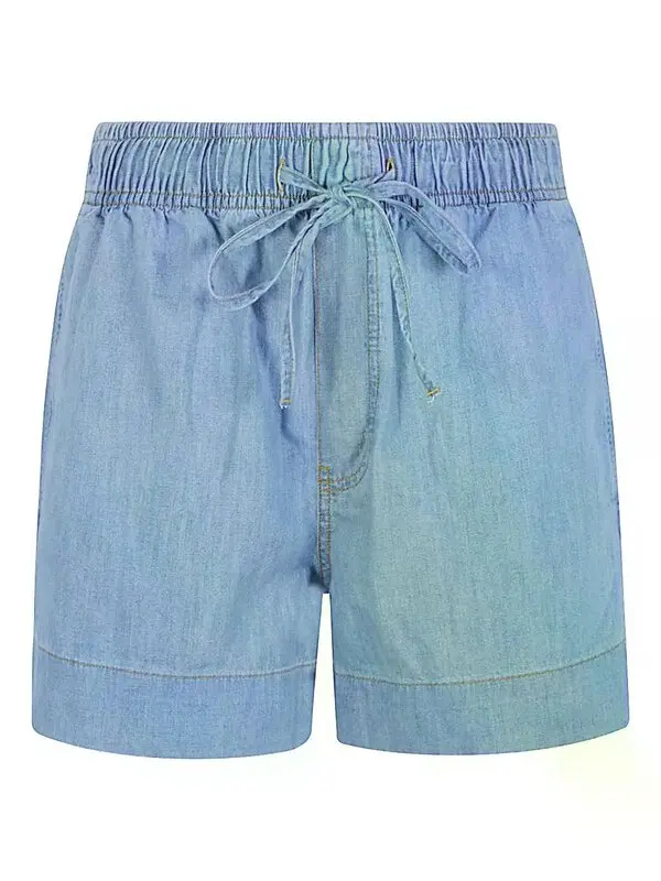 SOSUE Elastic-waistband Shorts - Blue