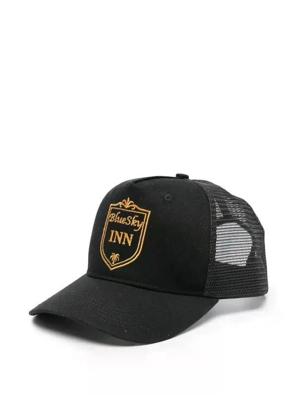 BLUE SKY INN Logo-embroidered Mesh-back Cap - Black