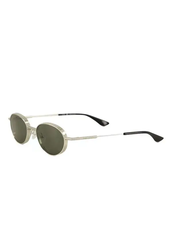 Alexander McQueen Oval Frame Sunglasses