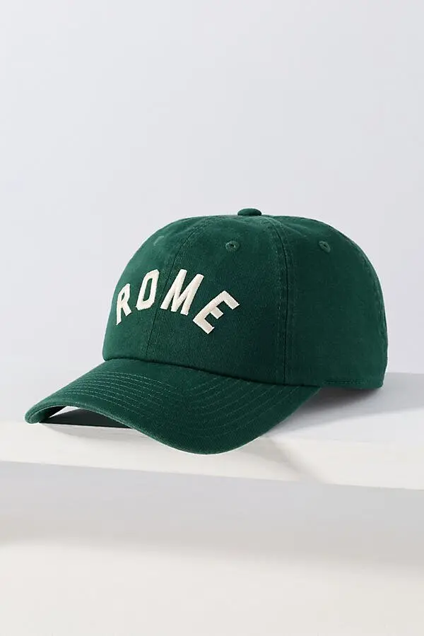 American Needle City Baseball Cap - Dark Green Rome