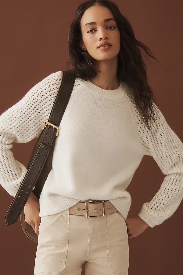 Sanctuary Stitchy Sweater - Ivory