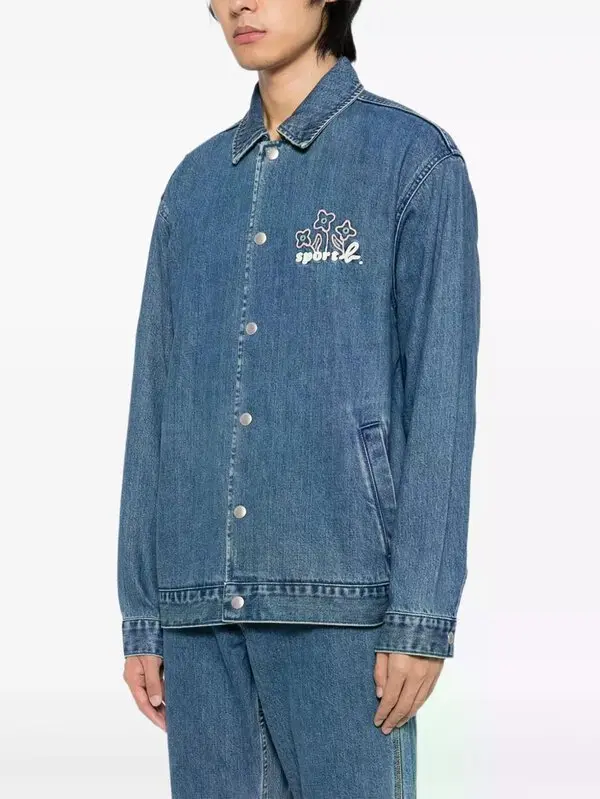 AGNES B. Logo-embroidered Jacket