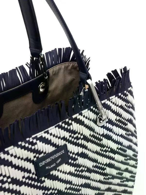 Emporio Armani Woven Tote Bag