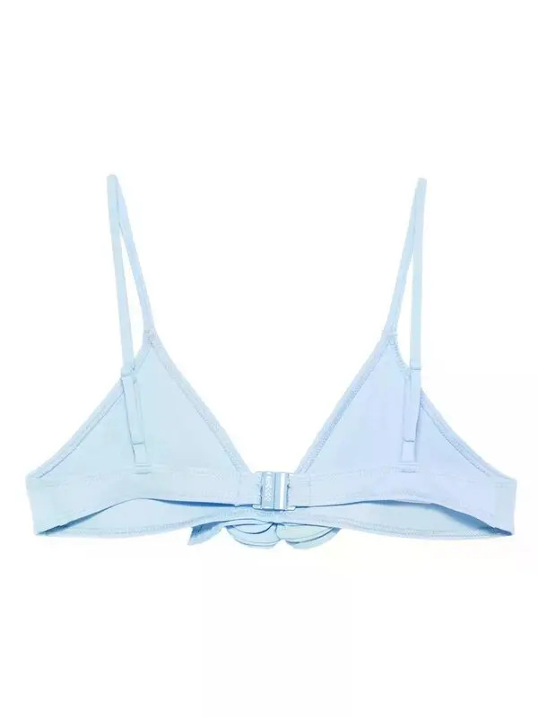 Coperni Bow-detail Ribbed Bikini Top