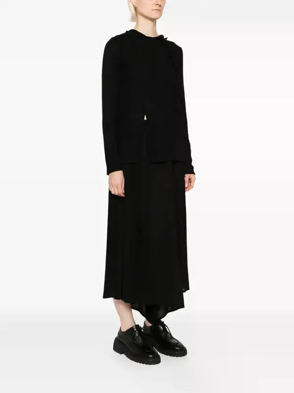 Yohji Yamamoto Wool Strap Hoodie