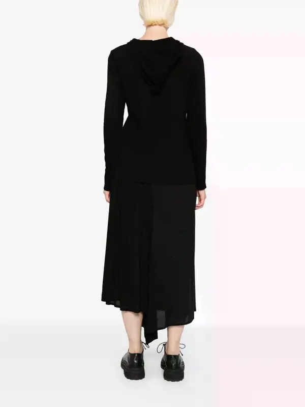 Yohji Yamamoto Wool Strap Hoodie
