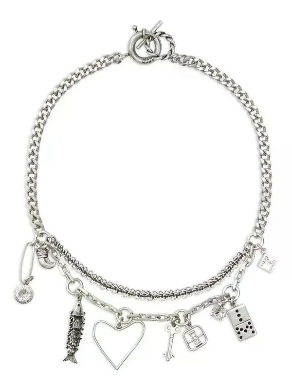 Isabel Marant Abby Charm Necklace - Silver