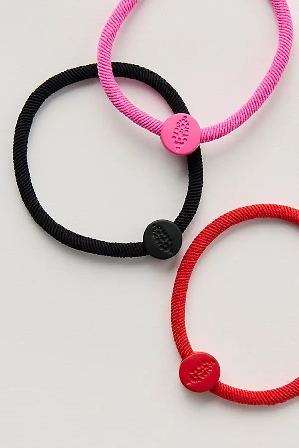 Free People On Point Hair Tie 3-pack - Sunkissed