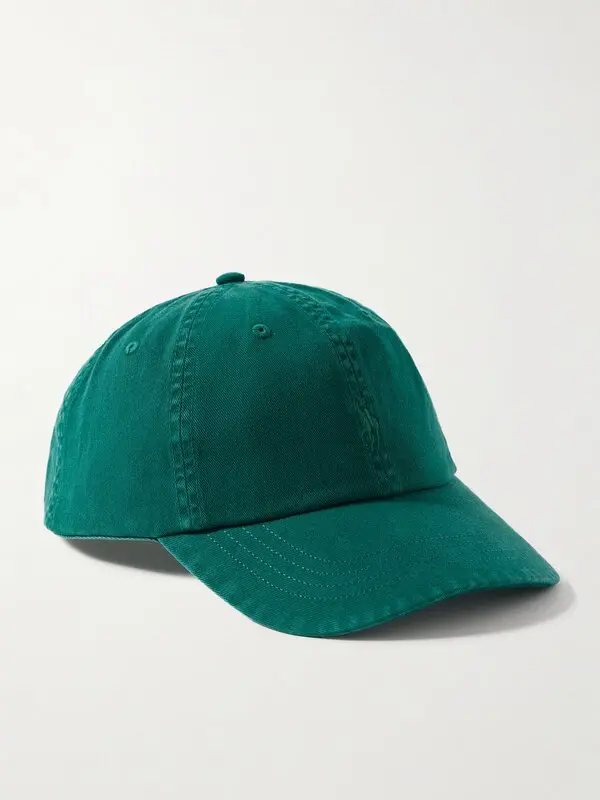 Polo Ralph Lauren Logo-embroidered Cotton-twill Baseball Cap - Green
