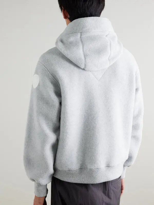 Canada Goose Chilliwack Recycled Wool-blend Fleece Zip-up Hoodie