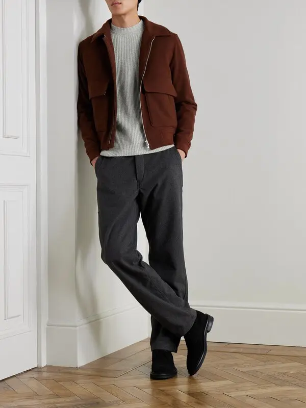 John Smedley Oxnard Recycled Cashmere And Wool-blend Sweater