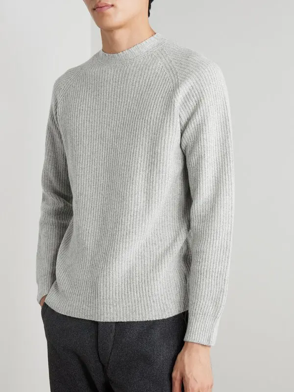 John Smedley Oxnard Recycled Cashmere And Wool-blend Sweater