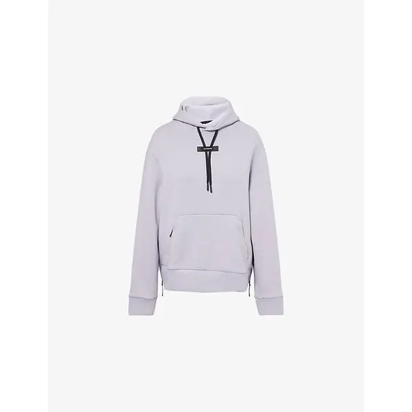 On Focus Tech Relaxed-fit Stretch-cotton Blend Hoodie - Lilac