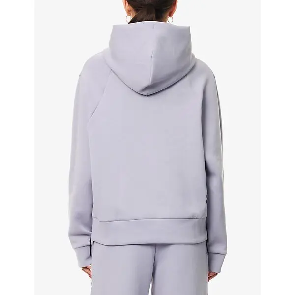 On Focus Tech Relaxed-fit Stretch-cotton Blend Hoodie - Lilac