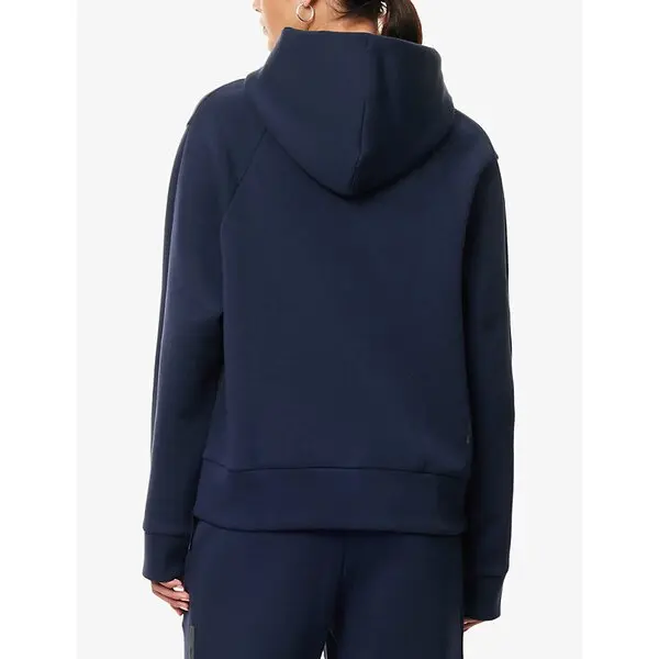 On Focus Tech Relaxed-fit Stretch-cotton Blend Hoodie