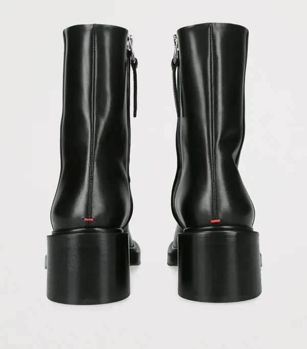 AeydĒ Teddy 65 Leather Ankle Boots