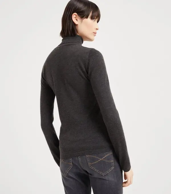 Brunello Cucinelli Cashmere-silk Turtleneck Sweater