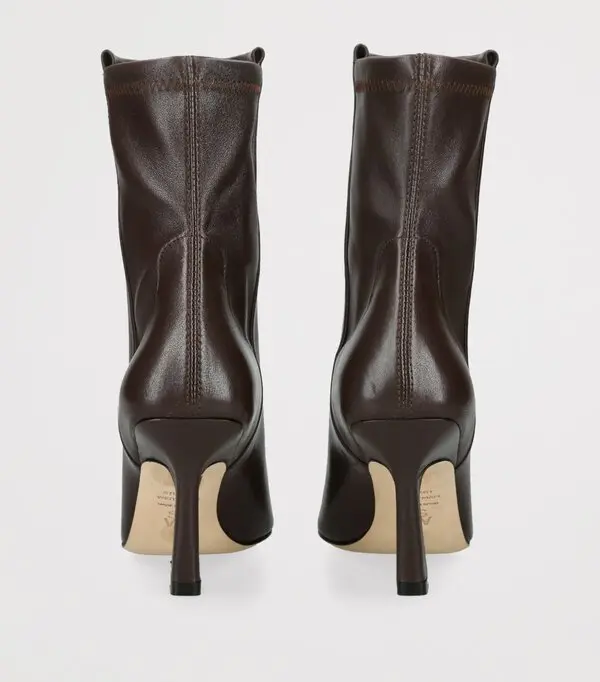 STUART WEITZMAN Leather Vinnie Ankle Boots