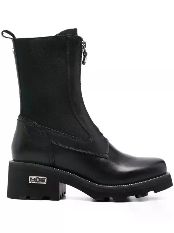 CULT Zip-front Leather Boots
