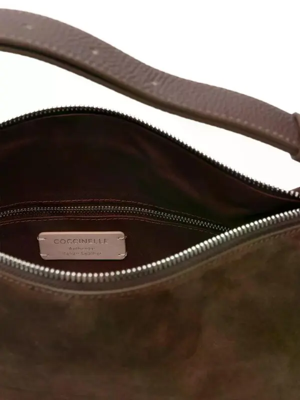 COCCINELLE Suede Panelled Tote Bag