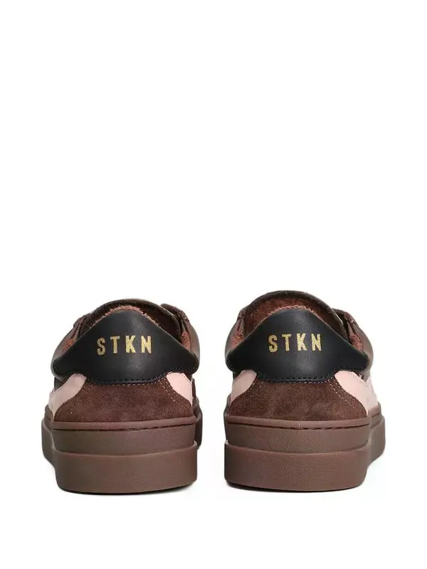 STKN Suede Leather-panel Sneakers