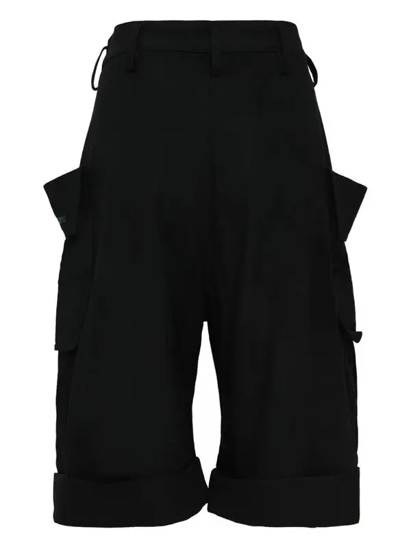 Yohji Yamamoto Button-fastening Cargo Shorts