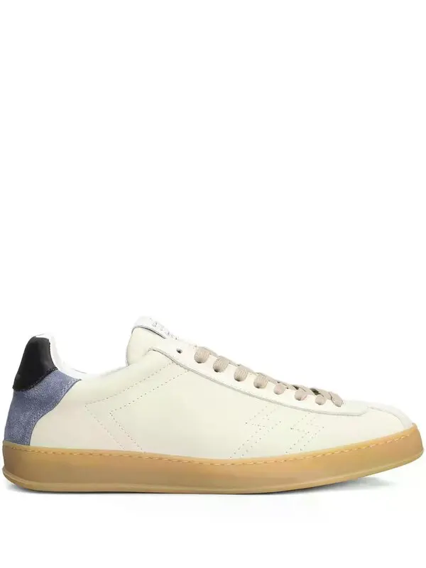 STKN Suede-panel Leather Sneakers