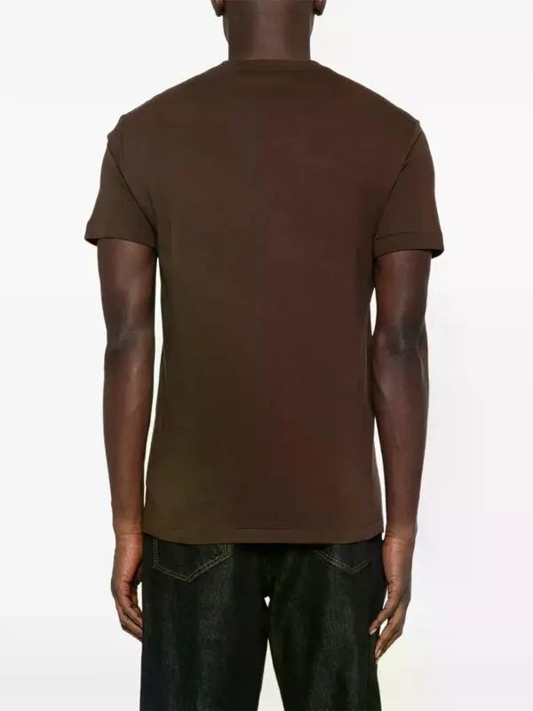 Polo Ralph Lauren Embroidered-logo T-shirt - Brown