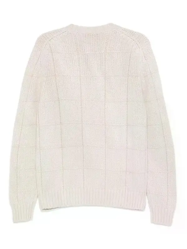 Iris Von Arnim Panelled Knitted Sweater