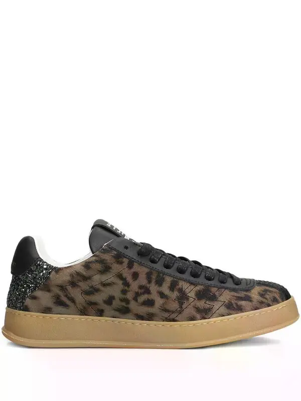 STKN Leopard-print Glitter Sneakers