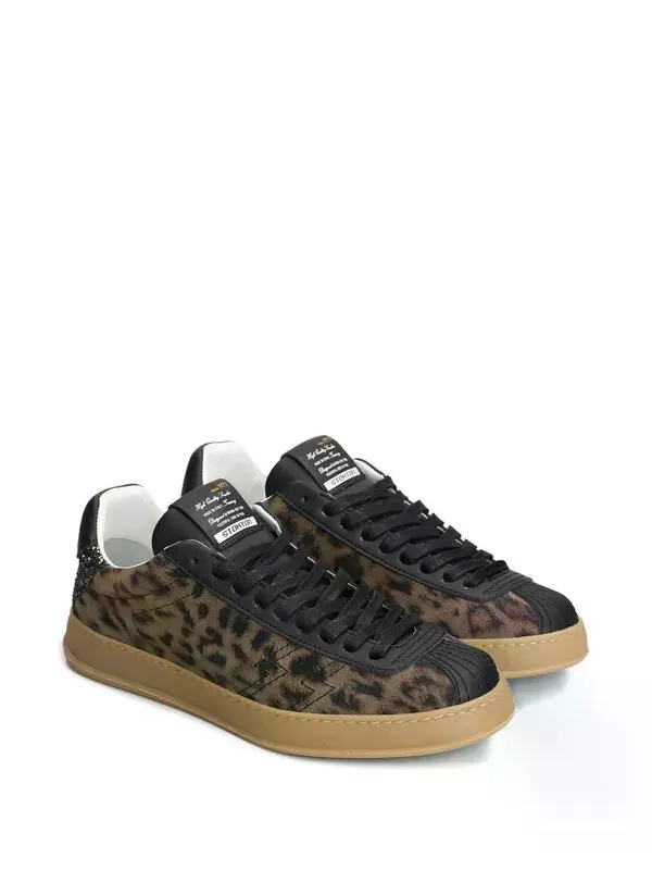 STKN Leopard-print Glitter Sneakers