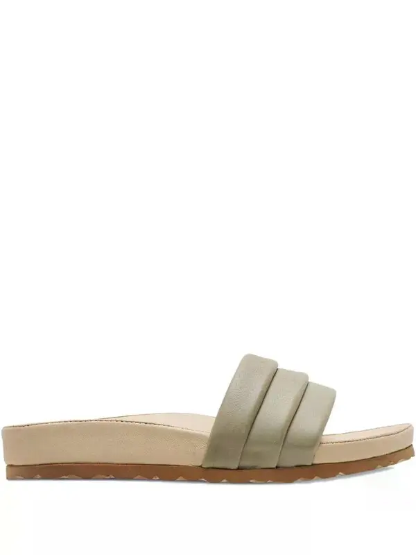 BLOC B. Tanya Padded Leather Slides