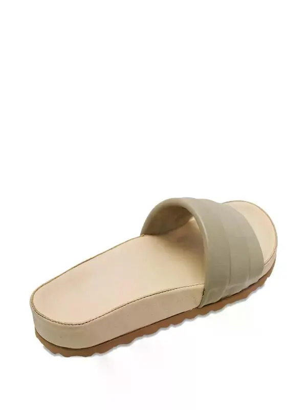 BLOC B. Tanya Padded Leather Slides