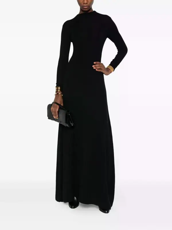 TOM FORD Long-sleeve Maxi Dress - Black
