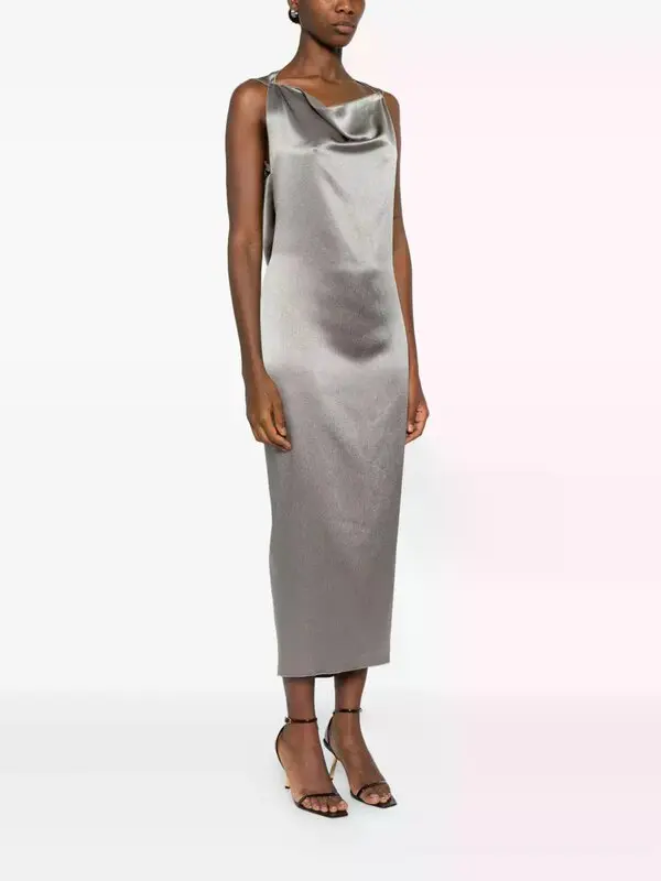 STEPHAN JANSON Cowl-neck Midi Dress
