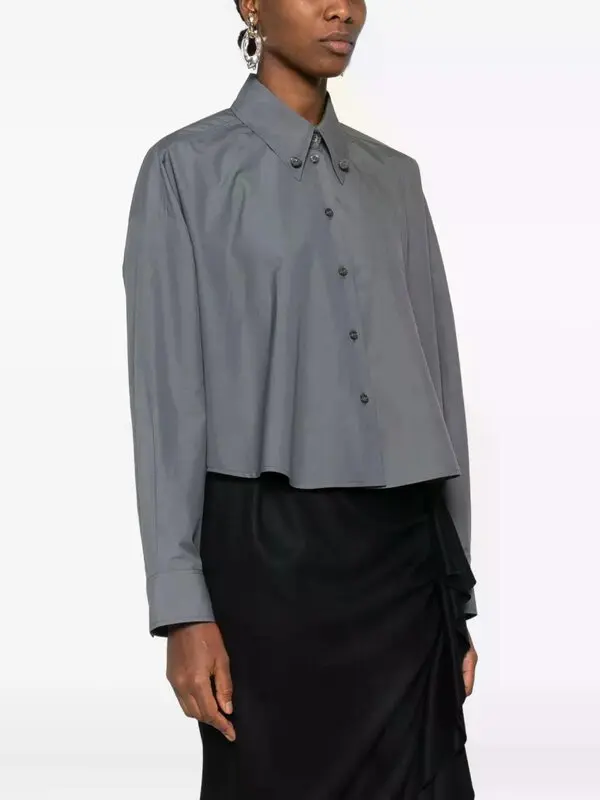 Fabiana Filippi Button-down Cropped Shirt
