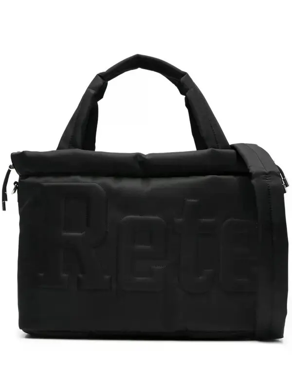 RETERNITY Logo-detail Tote Bag - Black