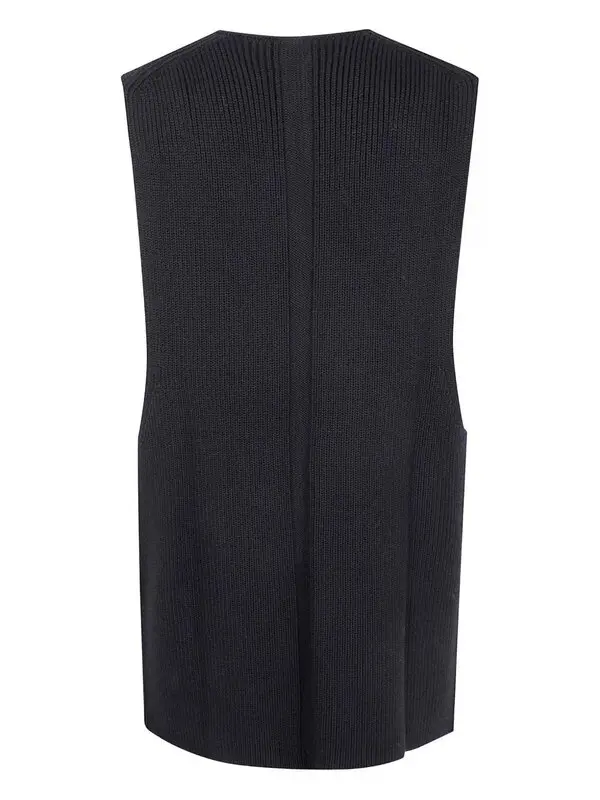 Rick Owens V-neck Wool Vest