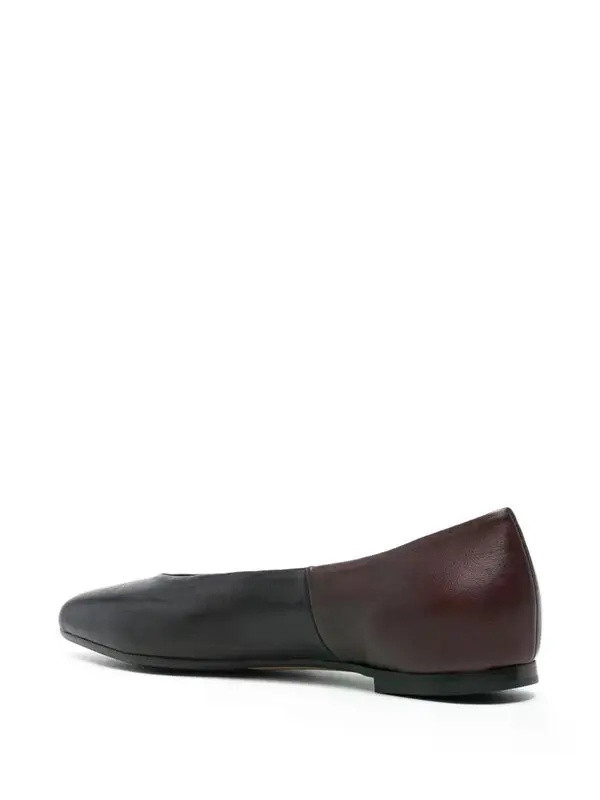 LORENA PAGGI Two-tone Pointed-toe Flats