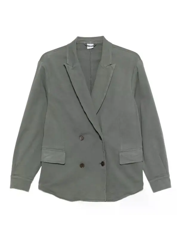 Aspesi Double-breasted Cotton Blazer