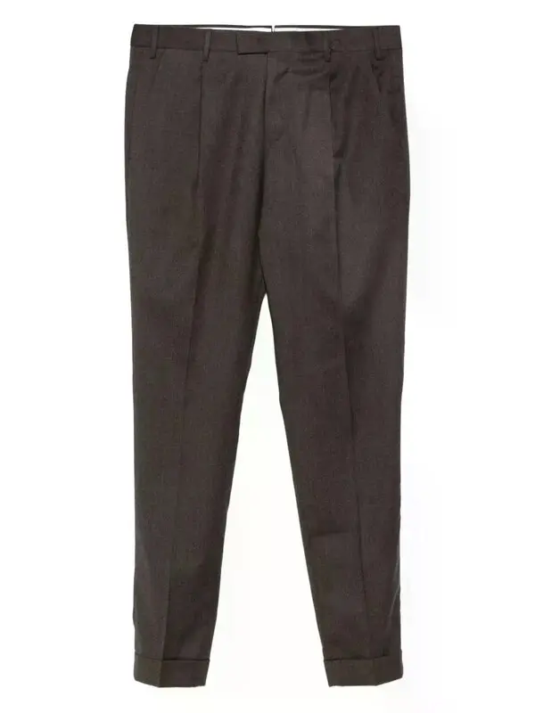 PT TORINO Virgin Wool Blend Straight-leg Trousers