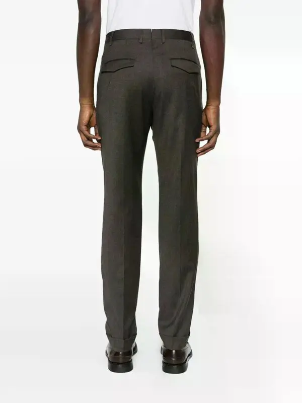 PT TORINO Virgin Wool Blend Straight-leg Trousers