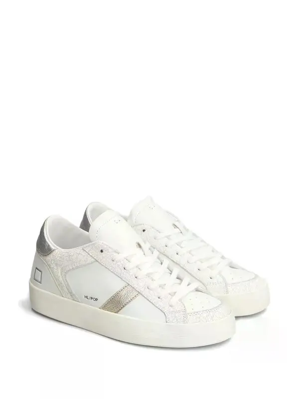 D.a.t.e. Texture-leather Stripe Sneakers